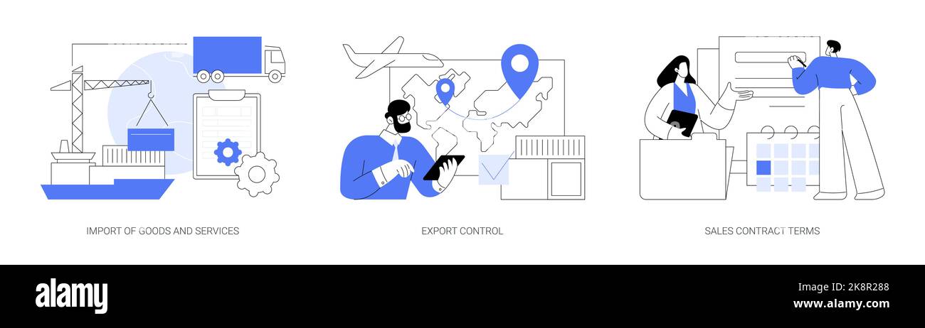 International sales abstract concept vector illustrations Stock Vector ...