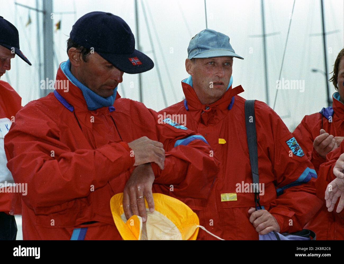 Belgium, Nieuwpoort 1 July 1991. World Cup in sailing. 1 Ton Cup 1991 ...