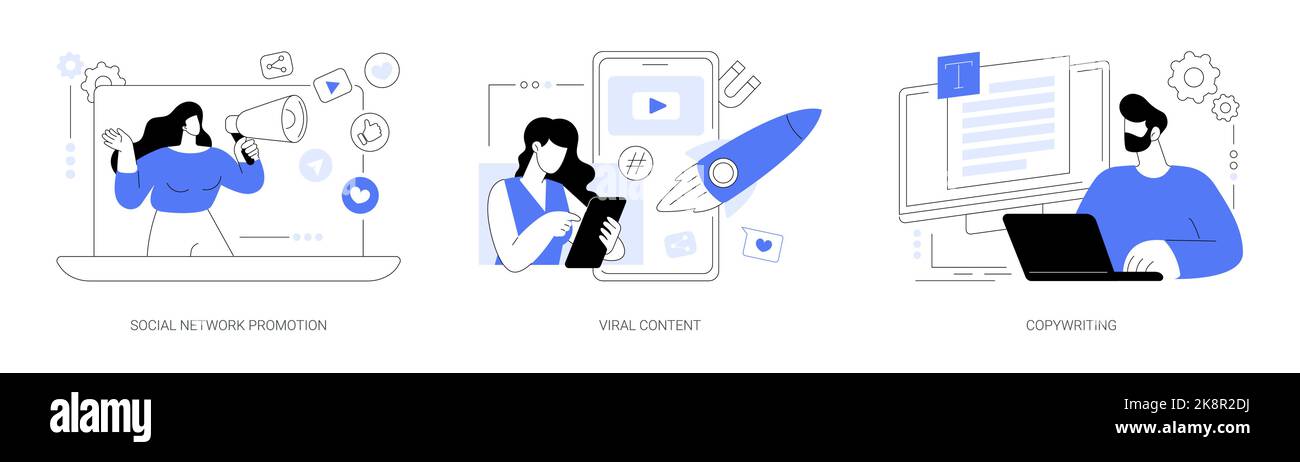 Digital marketing abstract concept vector illustrations Stock Vector ...