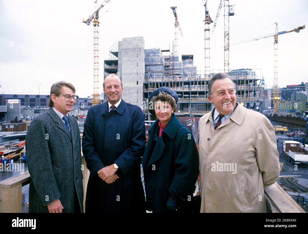 Henrik laurvik the norwegian royal house construction site hi-res stock ...