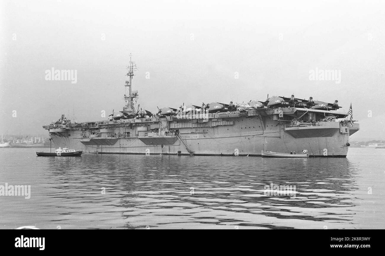 Oslo 19520925. History's largest military exercise "Operation Mainbrace ...