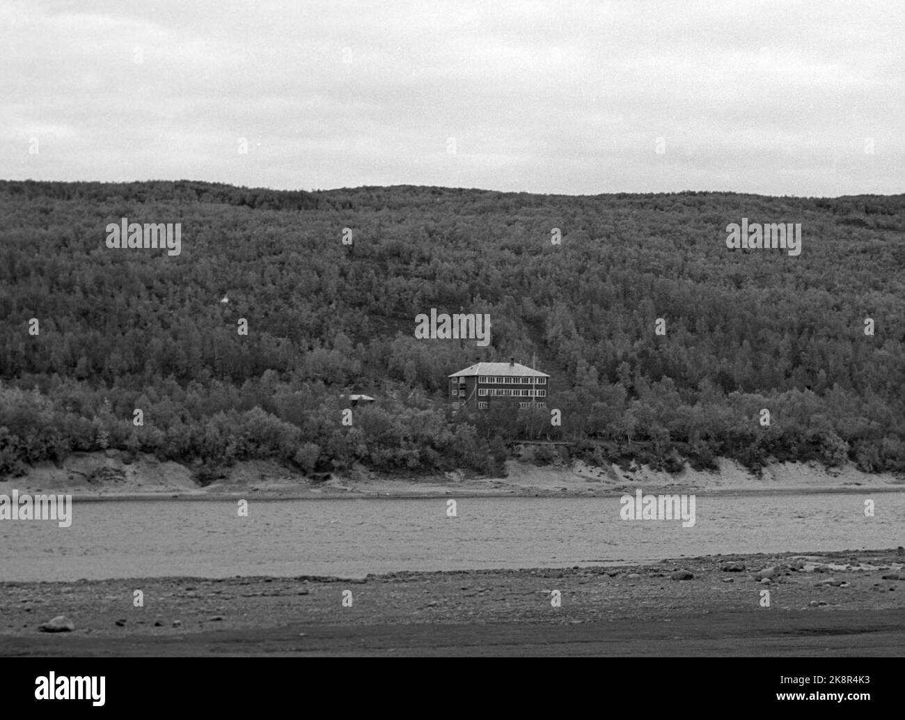 Polmak Sept. 1946 Northern Norway after World War II. The boarding ...