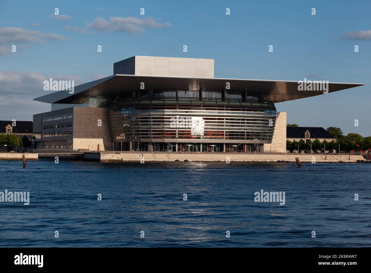 The facade of the modern Opera House in Copenhagen, Denmark Stock Photo ...