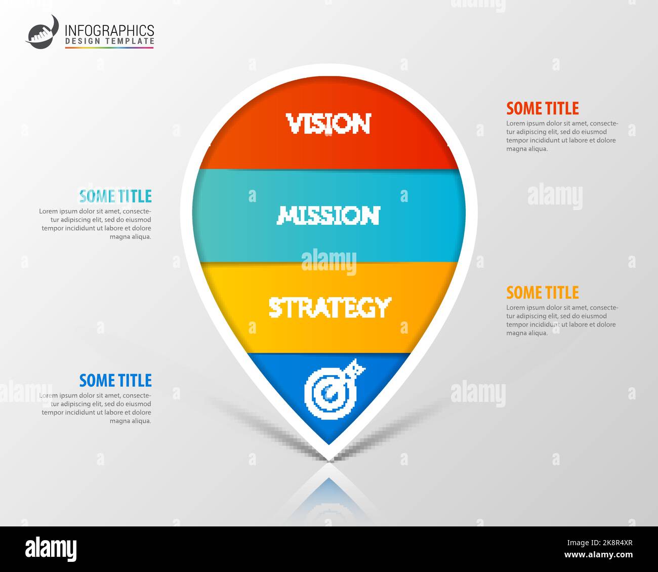 Infographic design template. Business concept with 4 steps. Can be used for workflow layout ...