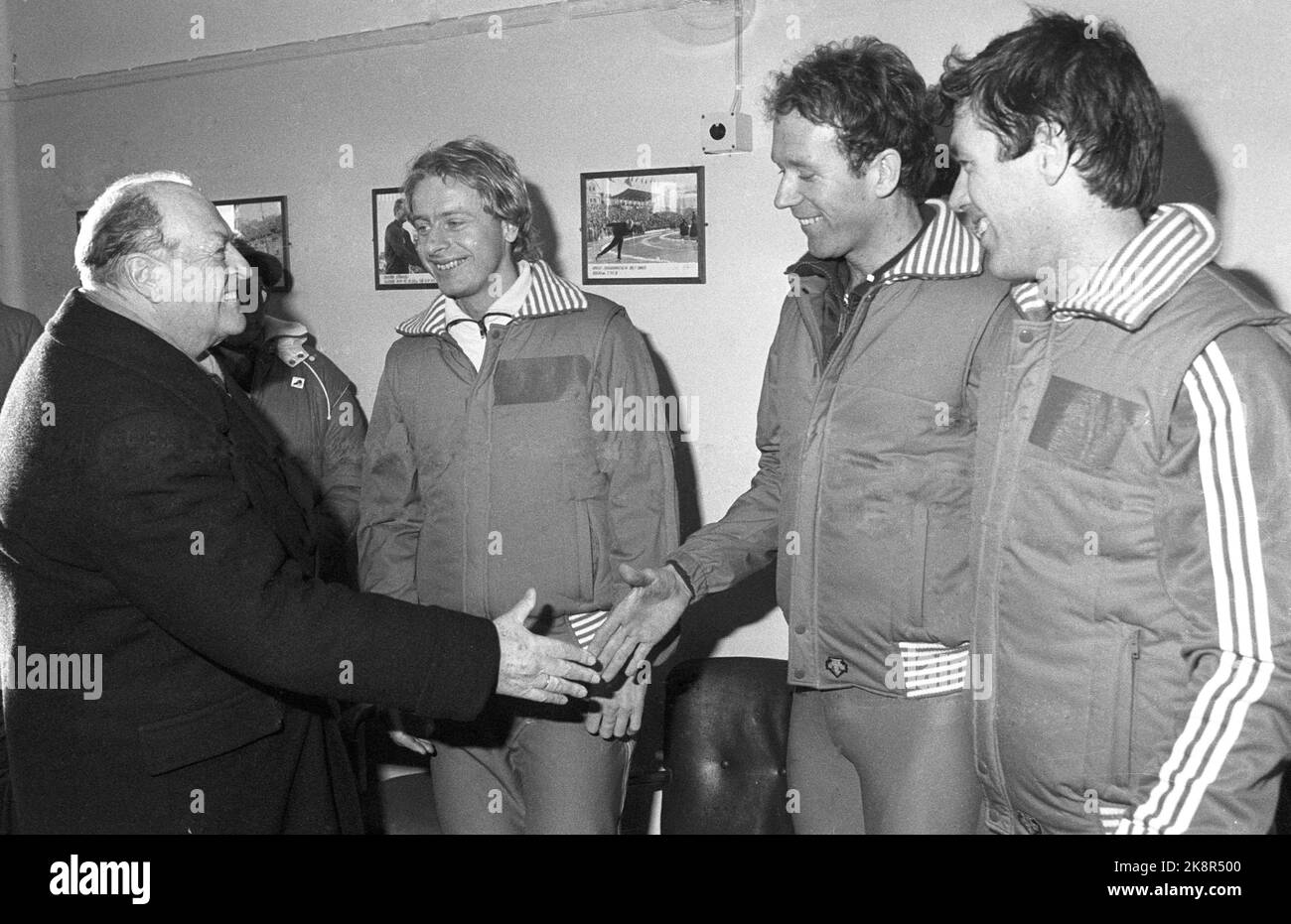 Oslo February 15, 1981. World Championships, skating at Bislett Stadium ...