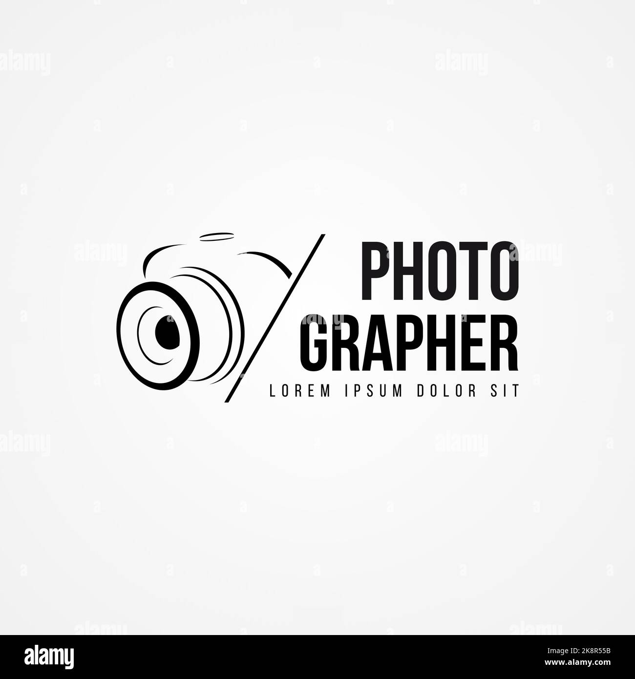 Camera symbol in modern style. Photographer. Vector illustration Stock ...
