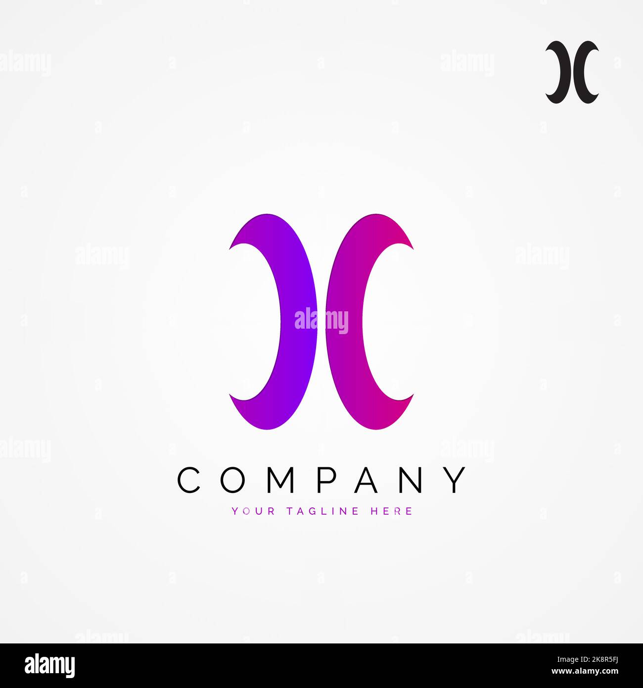 Letter I. Creative symbol in modern colors. Vector illustration Stock ...