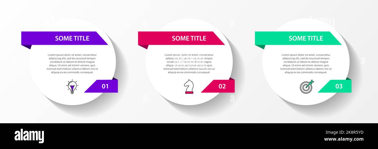 Infographic design template. Creative concept with 3 steps. Can be used ...