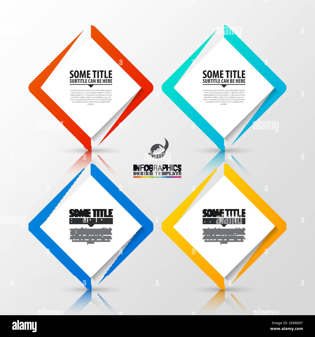 Infographic design template. Business concept with 4 steps. Can be used ...