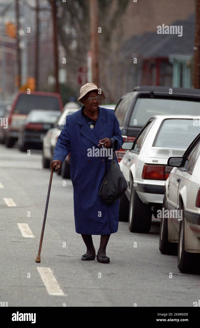 U.S.A. Atlanta February 10, 1993. Queen Sonja visits the upcoming ...