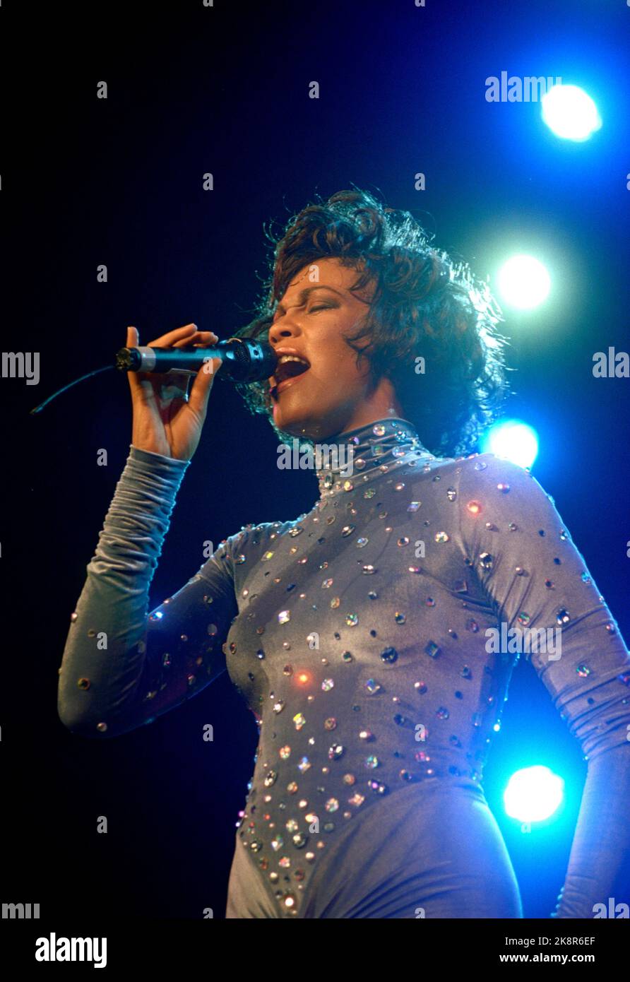 Oslo 19931019. Whitney Houston Concert in Oslo Spektrum, October 19 ...
