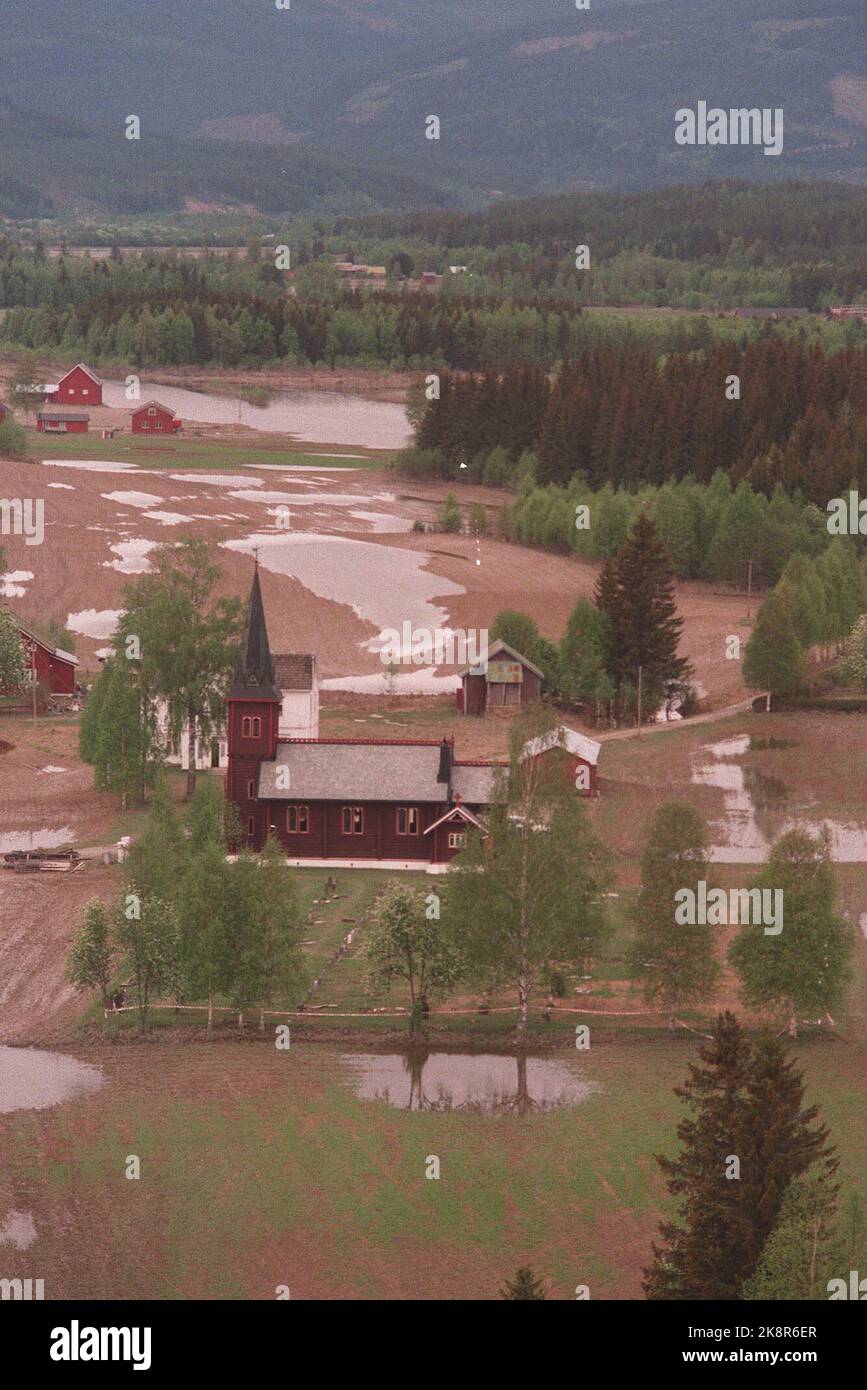 Rena 1995-06: Flood disaster in Eastern Norway. Due to snowmelt and ...