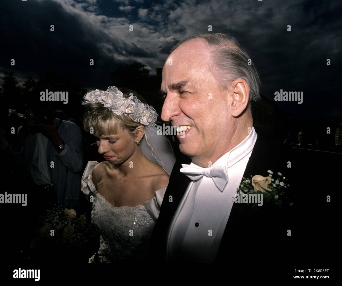 Oslo 19890826 Linn Ullmann, daughter of Liv Ullman, marries Espen ...