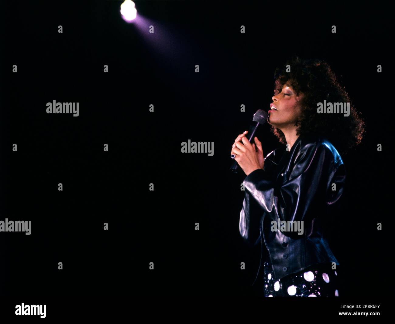 Whitney houston concert in drammenshallen hi-res stock photography and ...