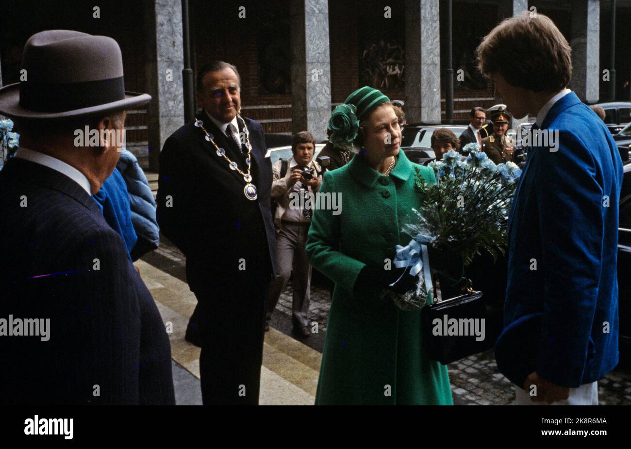 Oslo 198105. Queen Elizabeth on an official visit to Norway, May 1981 ...