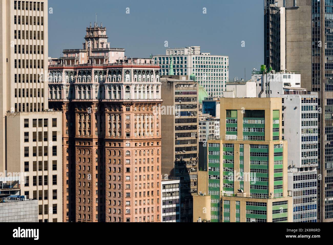 High Rise Buildings of Sao Paulo City Downtown Stock Photo - Alamy