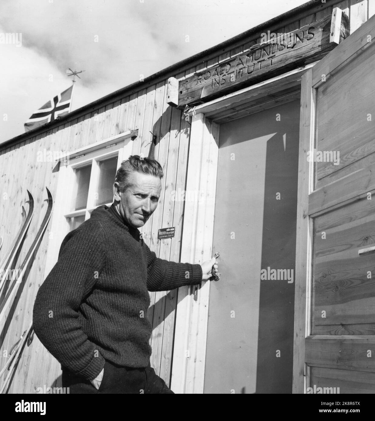 Svalbard, 1963. Norwegian Polar Navigation A/S has initiated drilling ...
