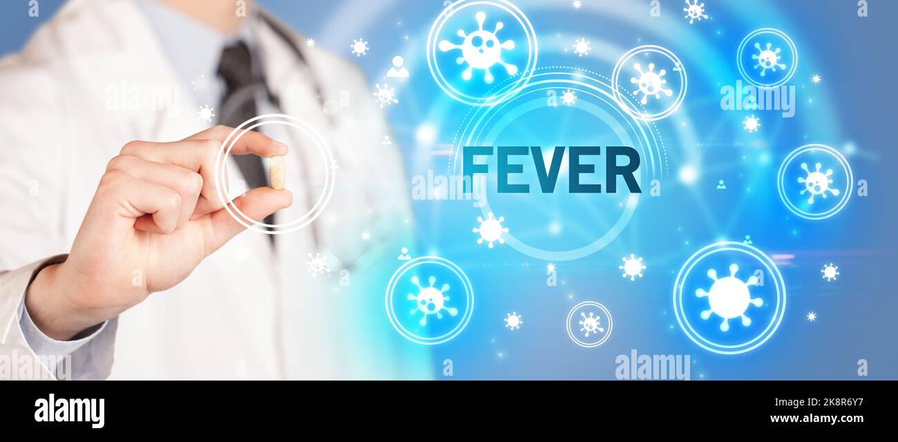 Doctor giving pill, virus concept Stock Photo - Alamy