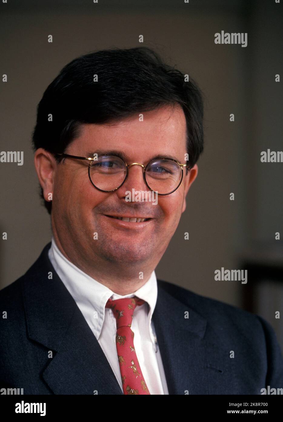 Oslo 19940329. Landlord Carl Otto Løvenskiold, portrait. Photo Bjørn ...