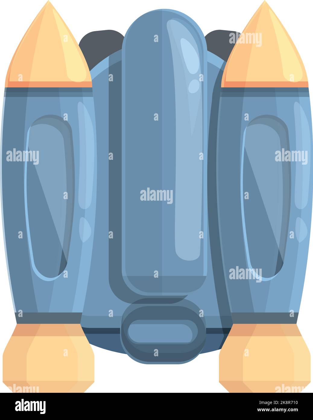 Professional jetpack icon cartoon vector. Boost jet. Action launch ...