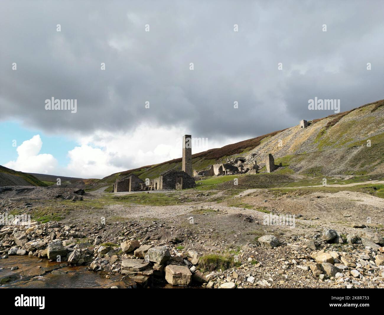 A beautiful shot of Old Gang Lead Mine at Hard Level Gill, North ...
