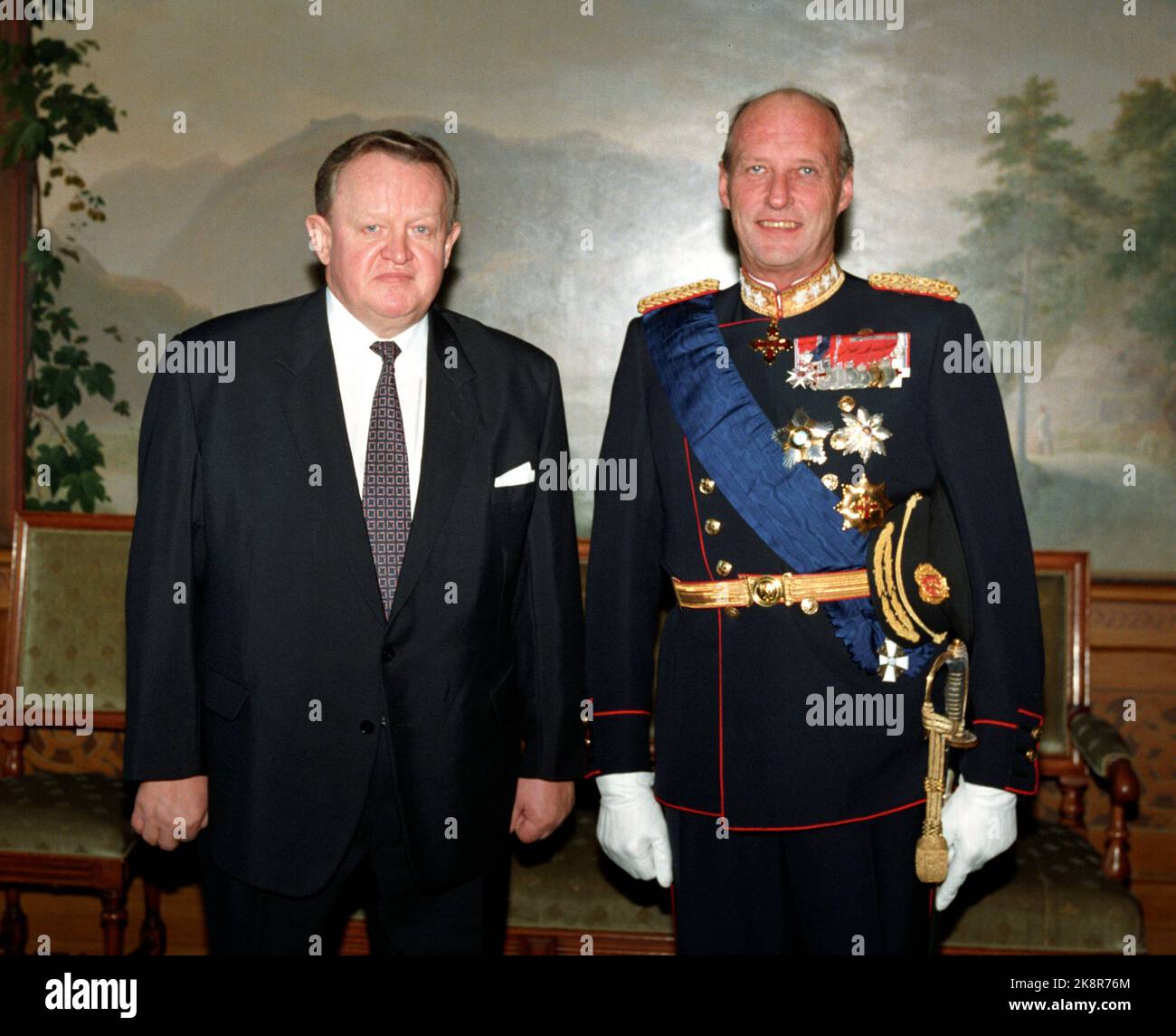 Oslo 199410: Finnish state visit in Norway. President Martti Ahtisaari ...