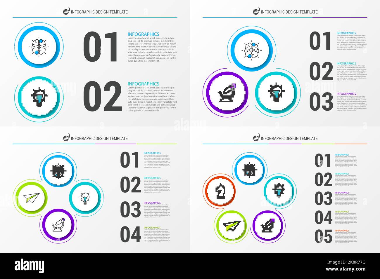 Infographic design template. Creative Set with icons. Can be used for ...