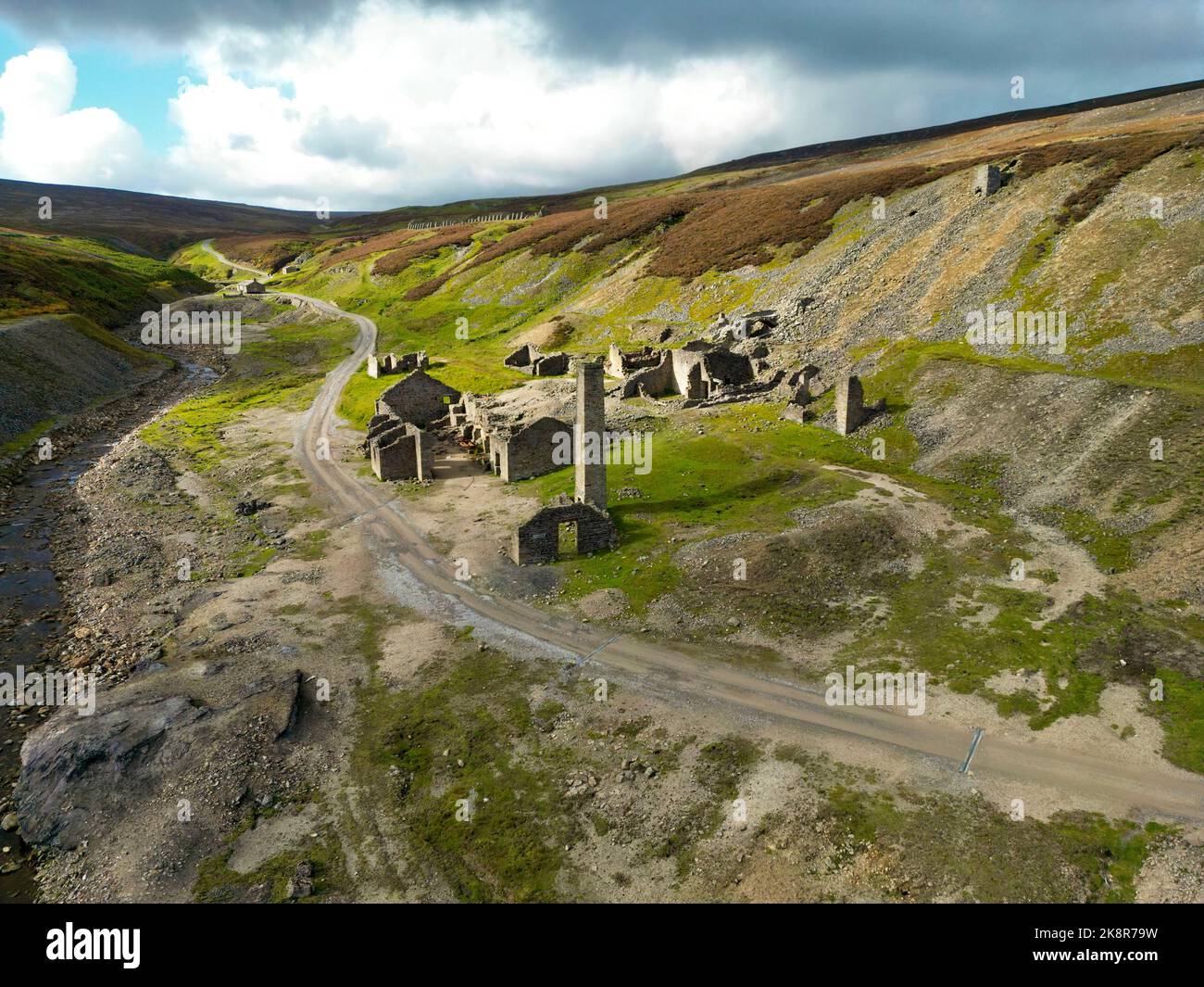 A beautiful shot of Old Gang Lead Mine at Hard Level Gill, North ...