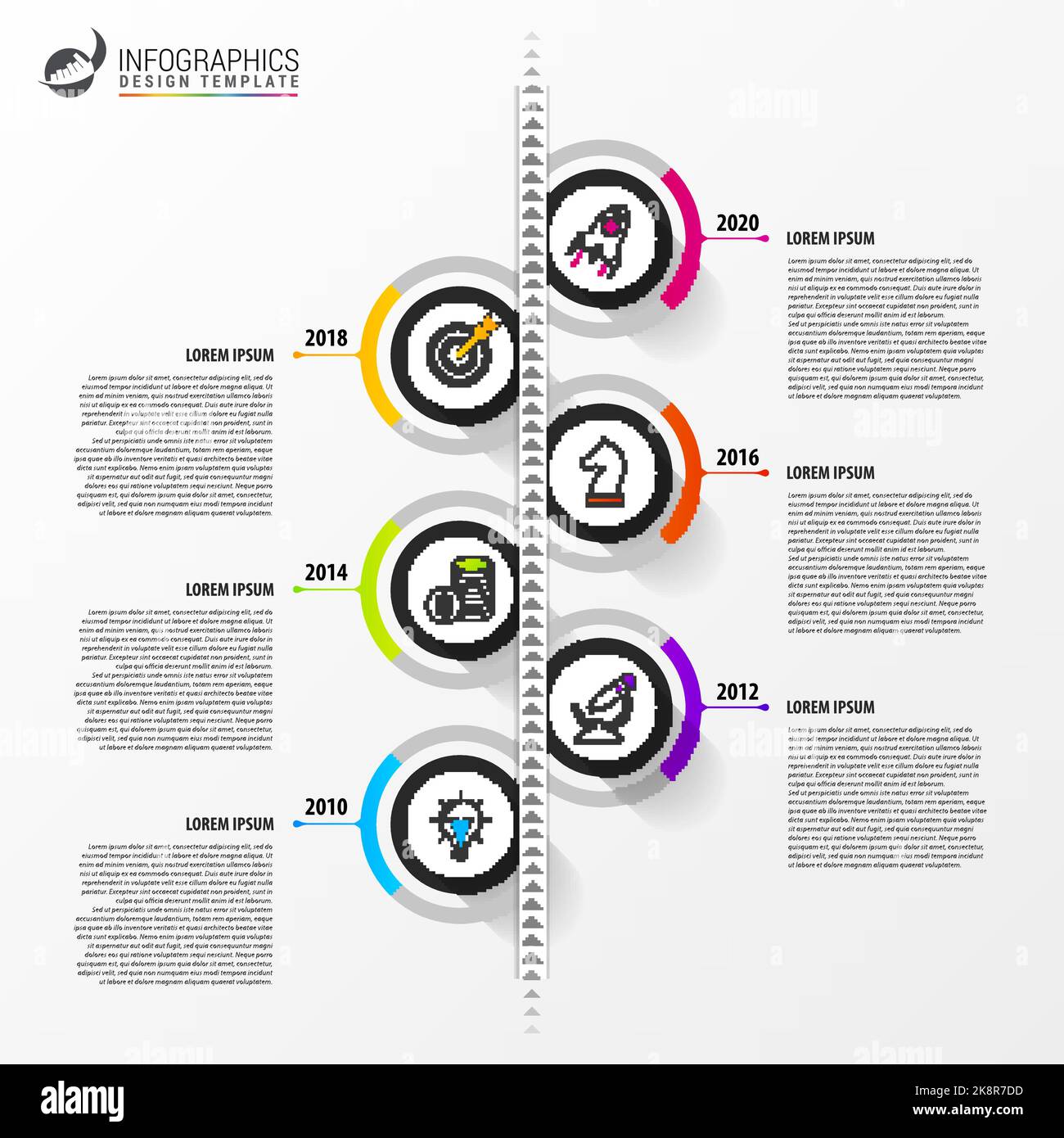Timeline. Infographic design template. Business concept. Vector ...
