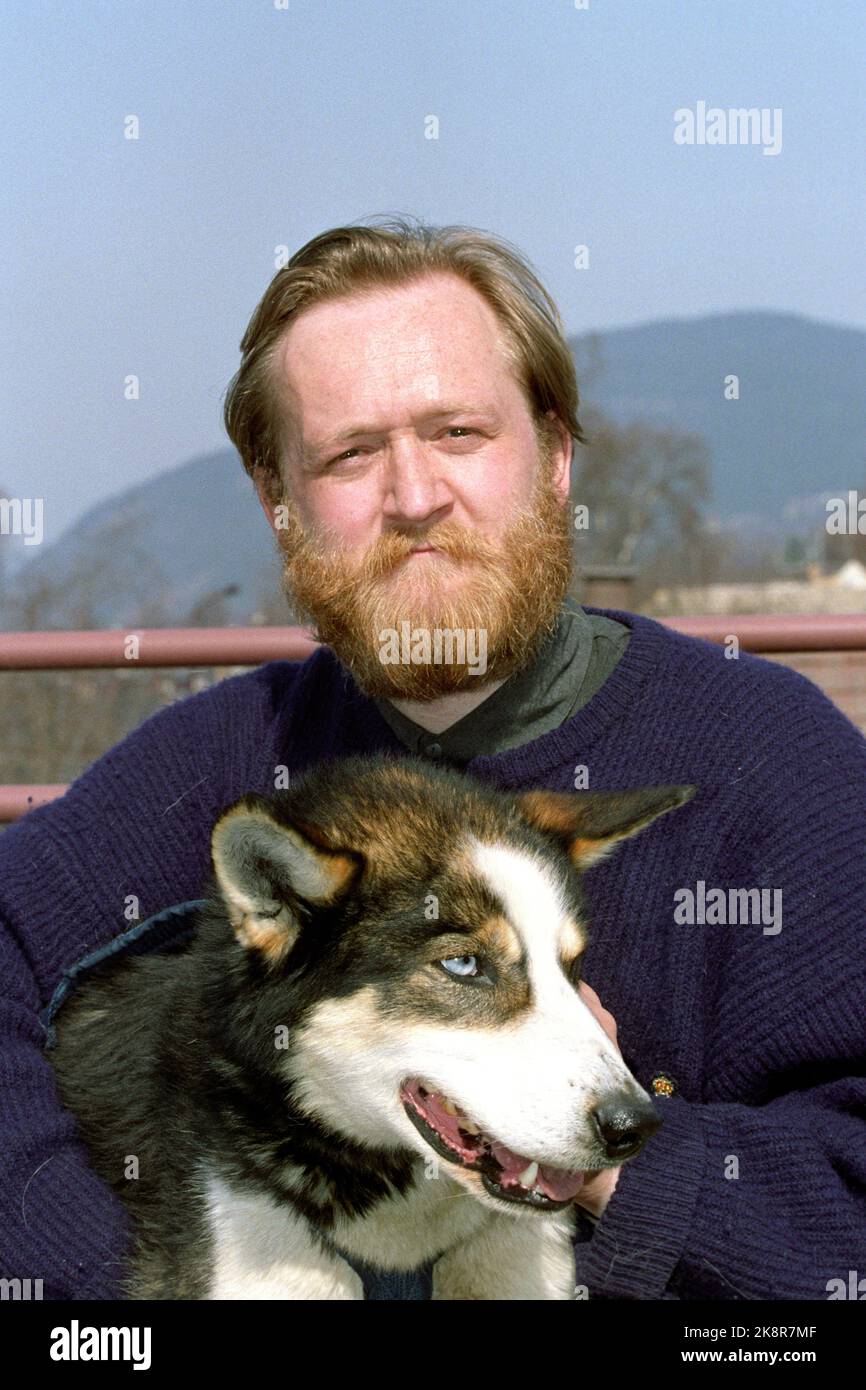 19930423: Head of Lillehammer Olympics Environmental expedition Geir ...