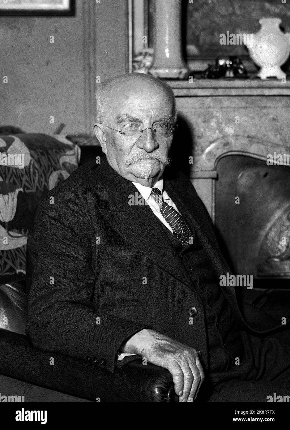 Oslo January 1941 The composer Christian Sinding photographed in his ...