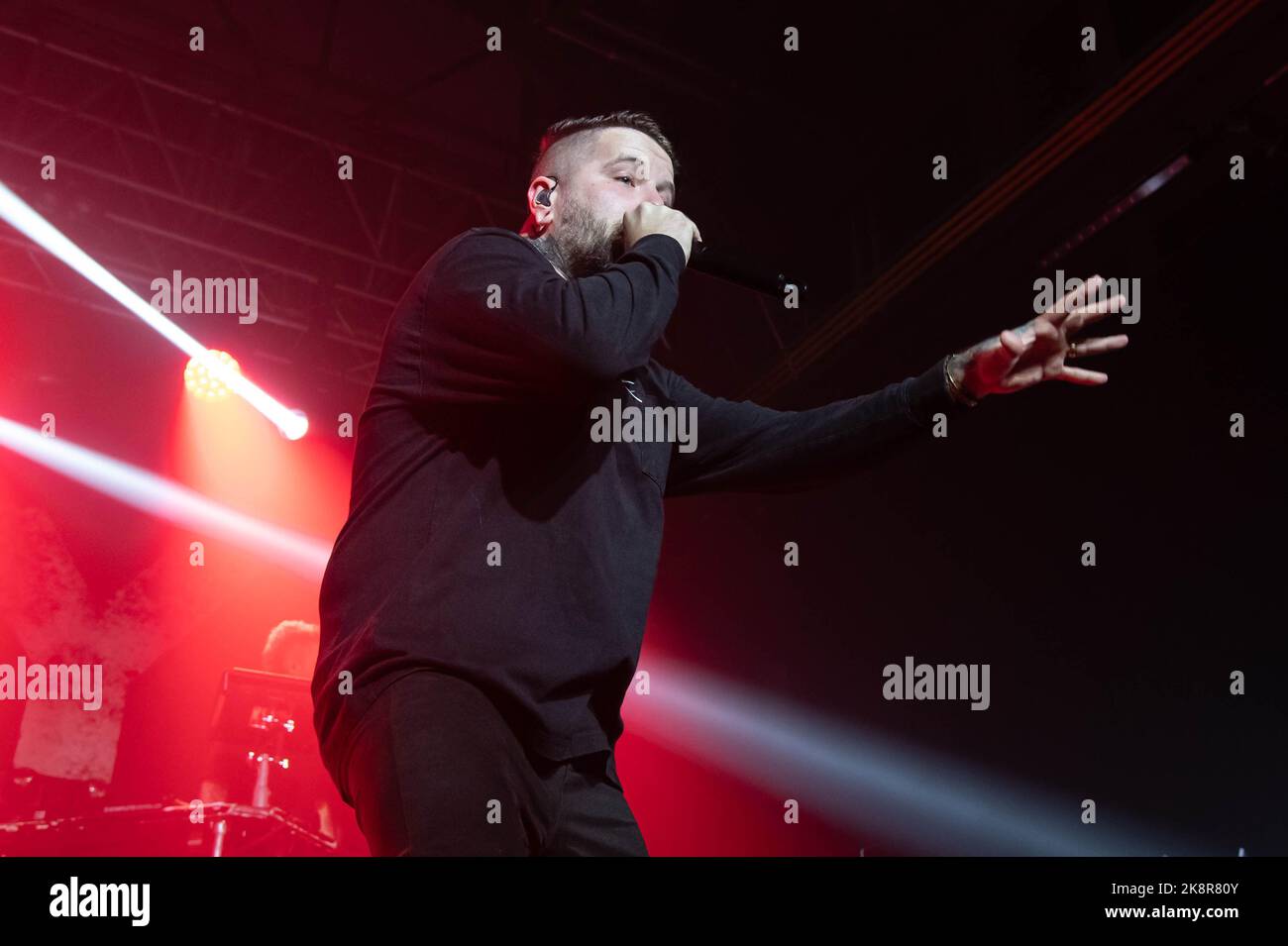 Photographs of Bury Tomorrow performing at the SWG3 in Glasgow on the ...