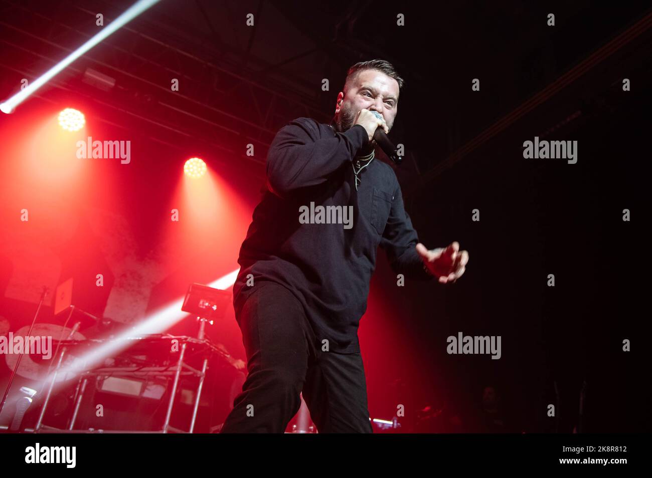 Photographs of Bury Tomorrow performing at the SWG3 in Glasgow on the ...