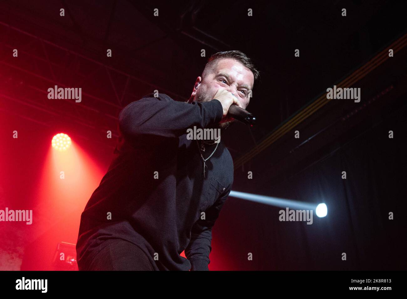 Photographs of Bury Tomorrow performing at the SWG3 in Glasgow on the ...