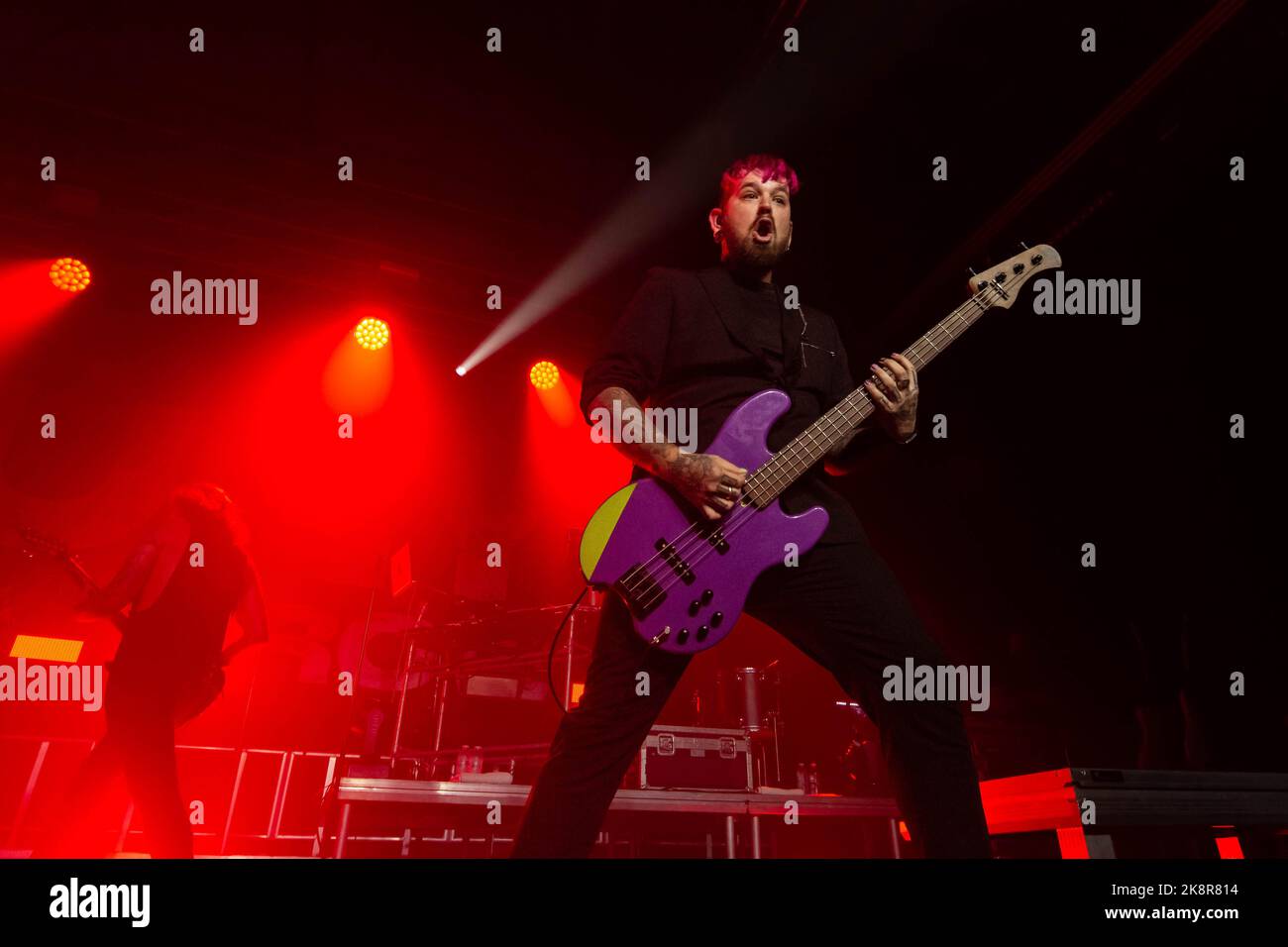 Photographs of Bury Tomorrow performing at the SWG3 in Glasgow on the ...