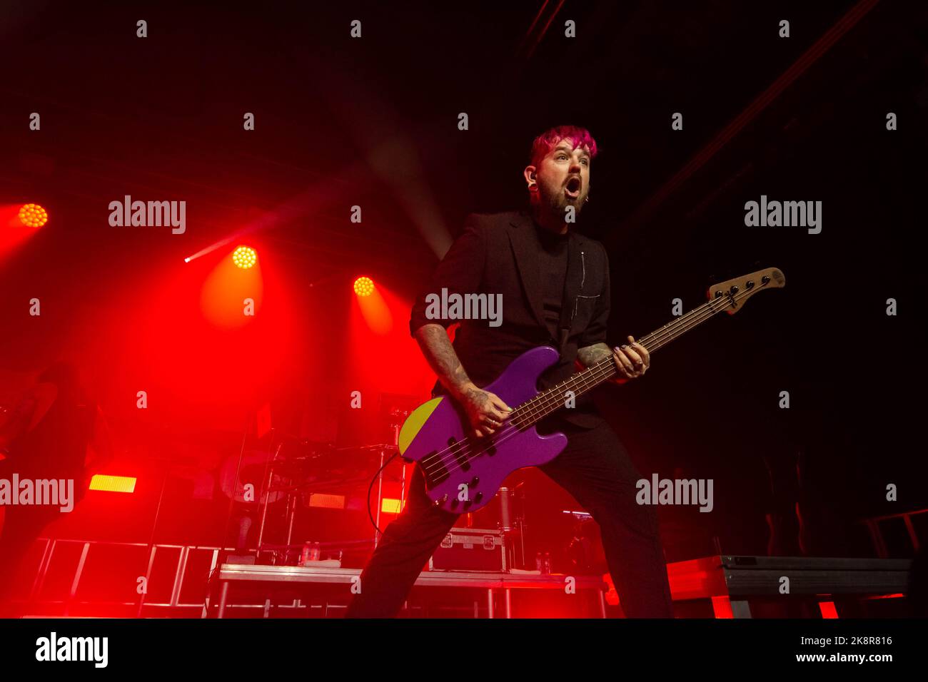 Photographs of Bury Tomorrow performing at the SWG3 in Glasgow on the ...