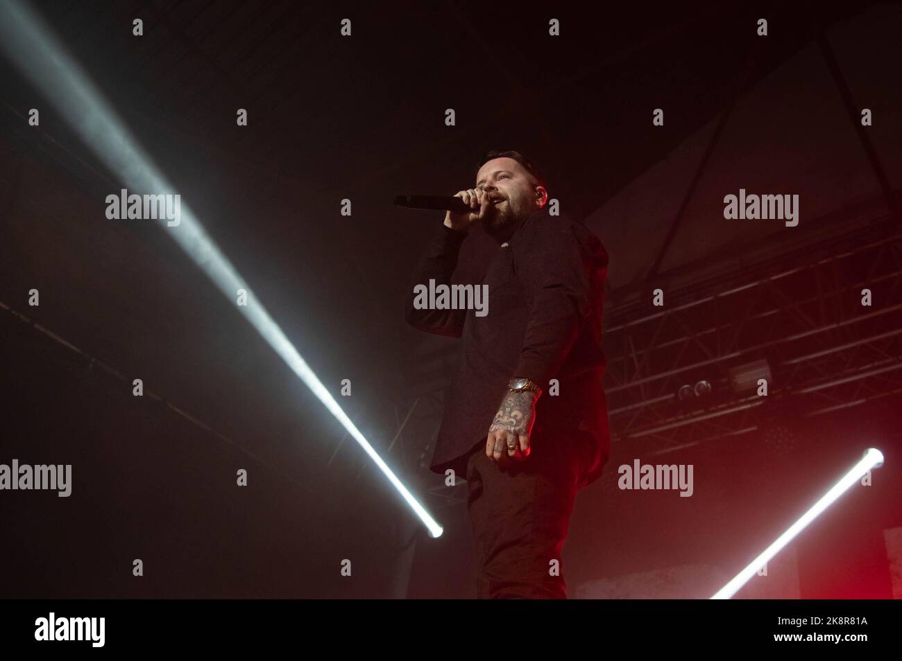 Photographs of Bury Tomorrow performing at the SWG3 in Glasgow on the ...
