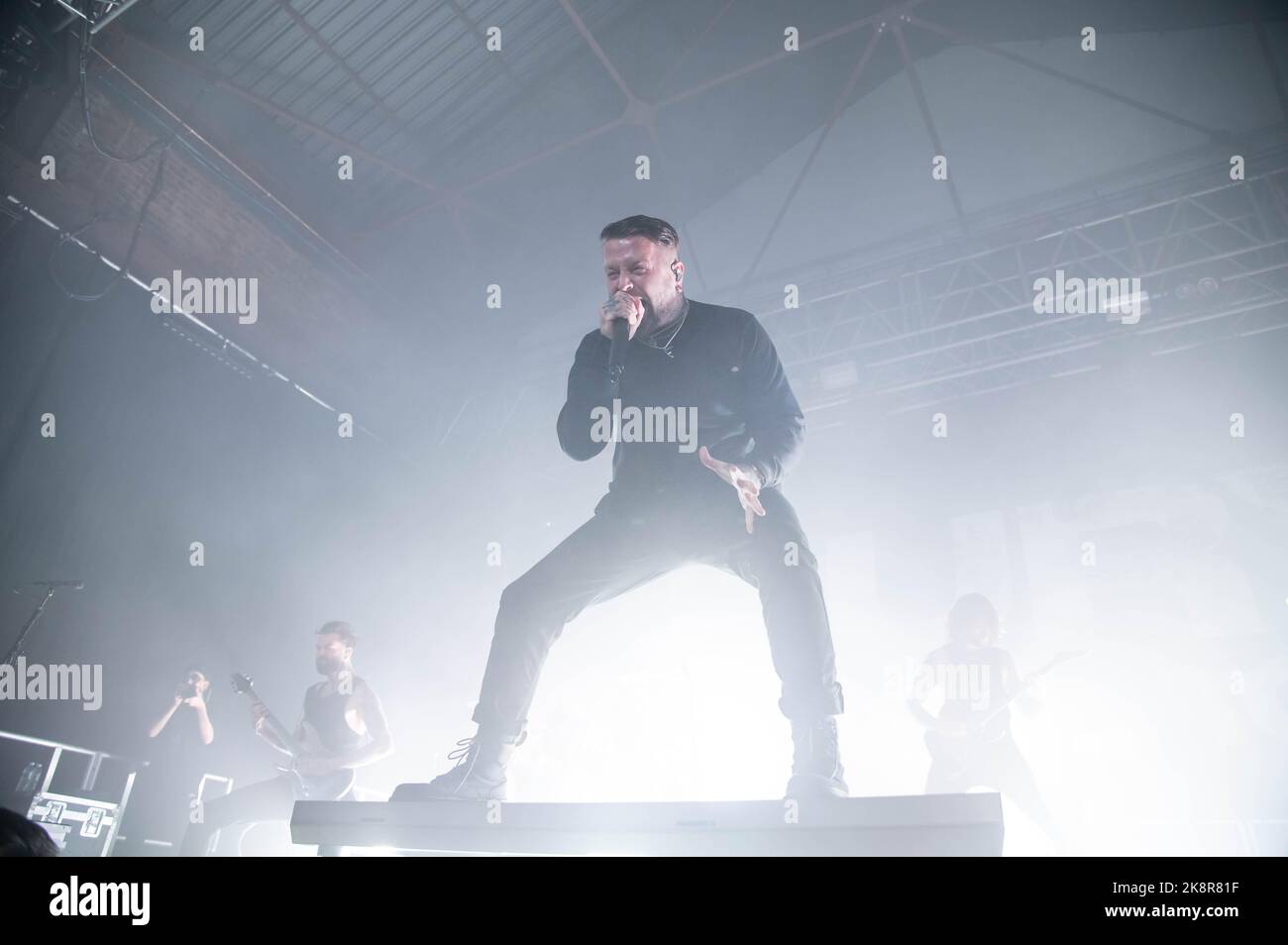 Photographs of Bury Tomorrow performing at the SWG3 in Glasgow on the ...