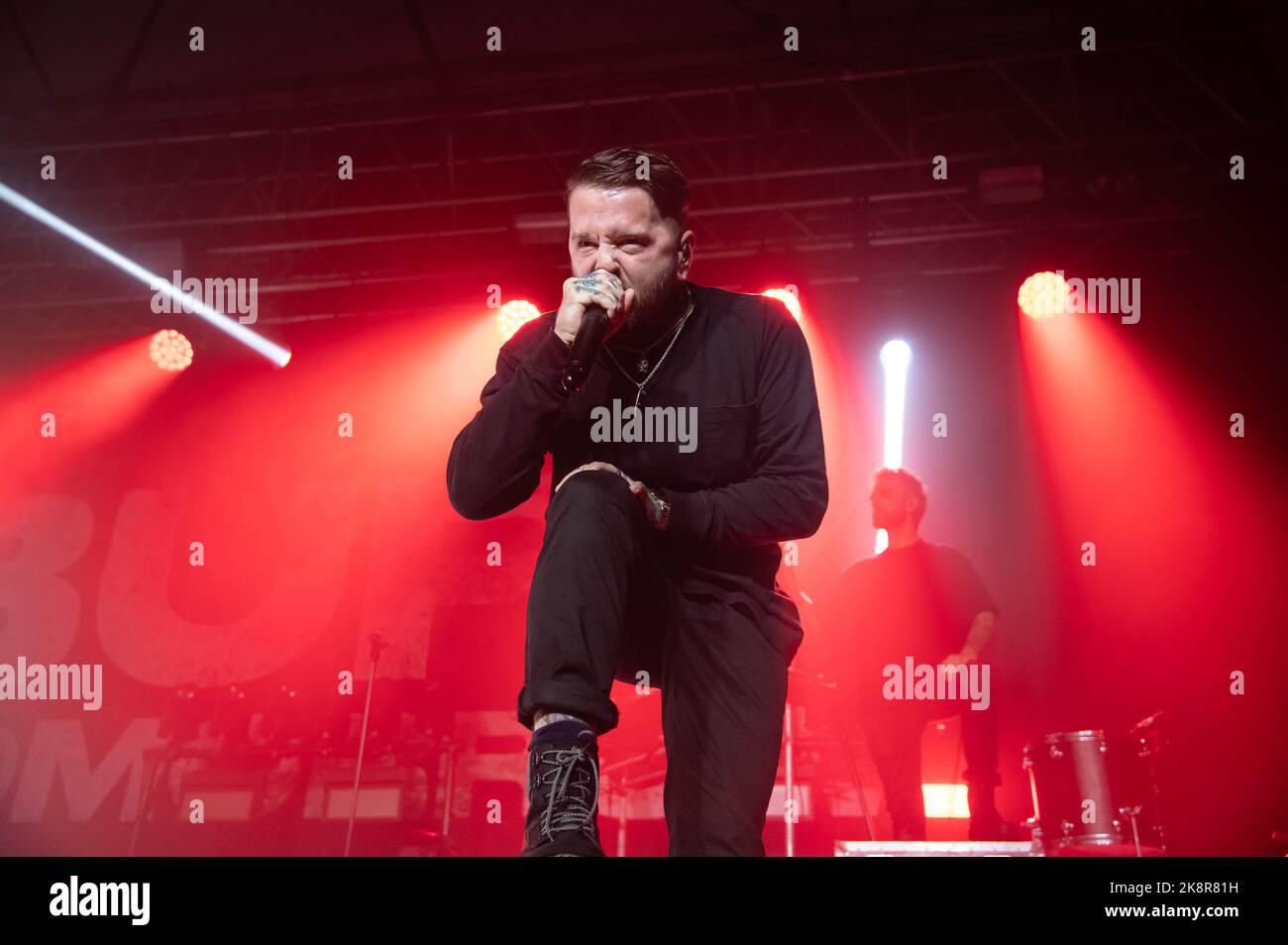 Photographs of Bury Tomorrow performing at the SWG3 in Glasgow on the ...