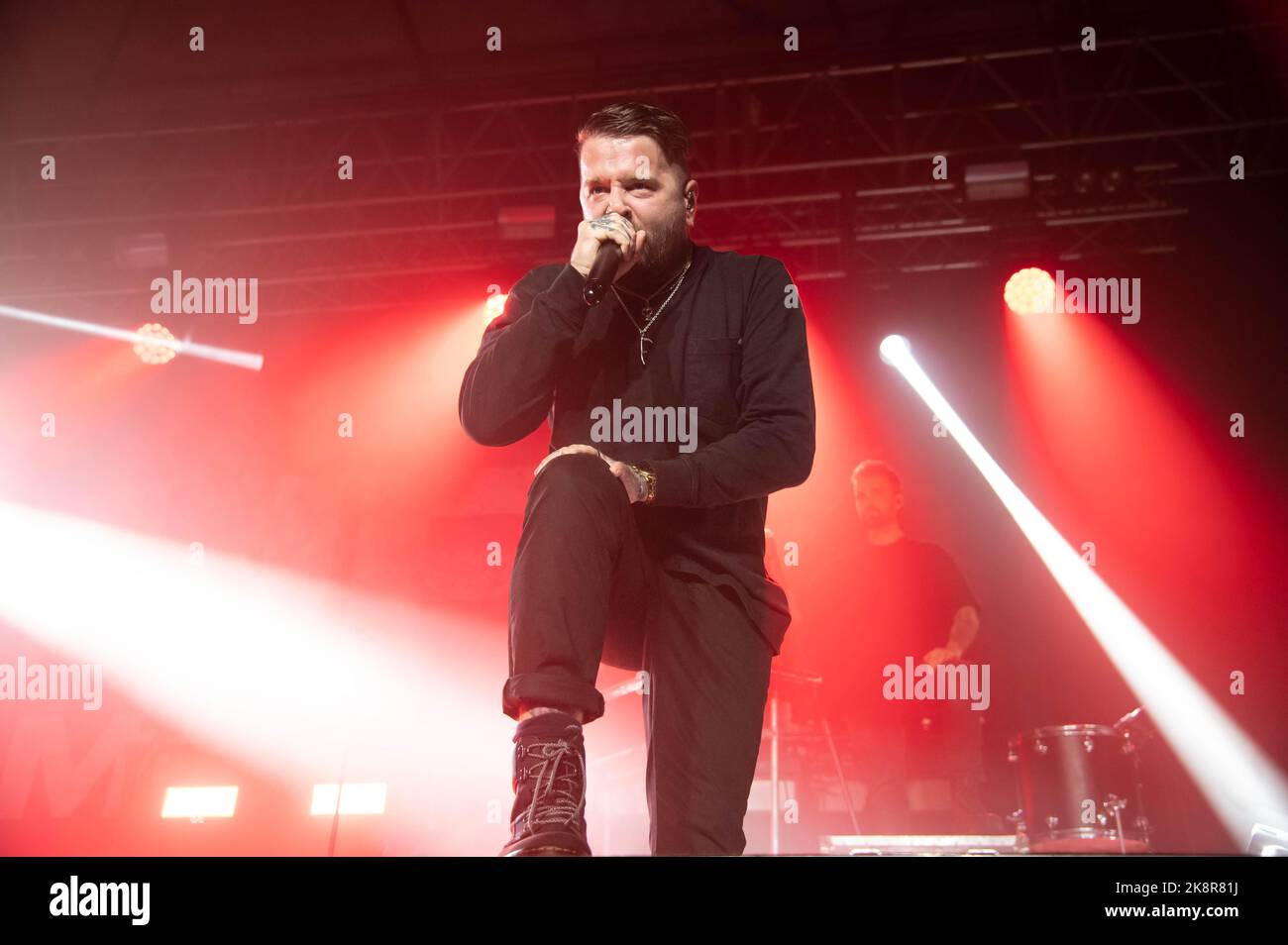Photographs of Bury Tomorrow performing at the SWG3 in Glasgow on the ...