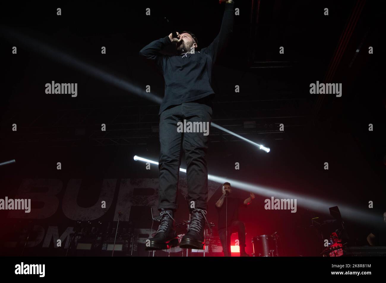 Photographs of Bury Tomorrow performing at the SWG3 in Glasgow on the ...
