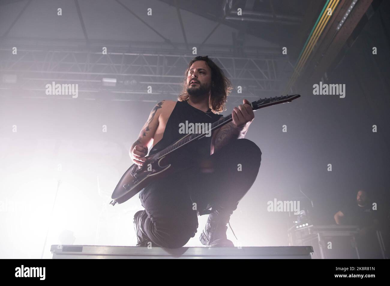 Photographs of Bury Tomorrow performing at the SWG3 in Glasgow on the ...