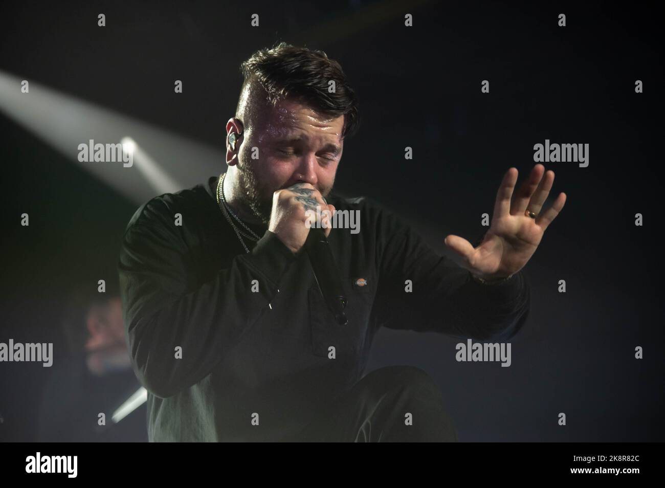 Photographs of Bury Tomorrow performing at the SWG3 in Glasgow on the ...