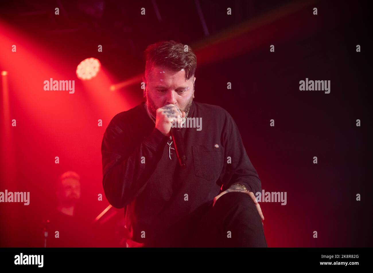 Photographs of Bury Tomorrow performing at the SWG3 in Glasgow on the ...