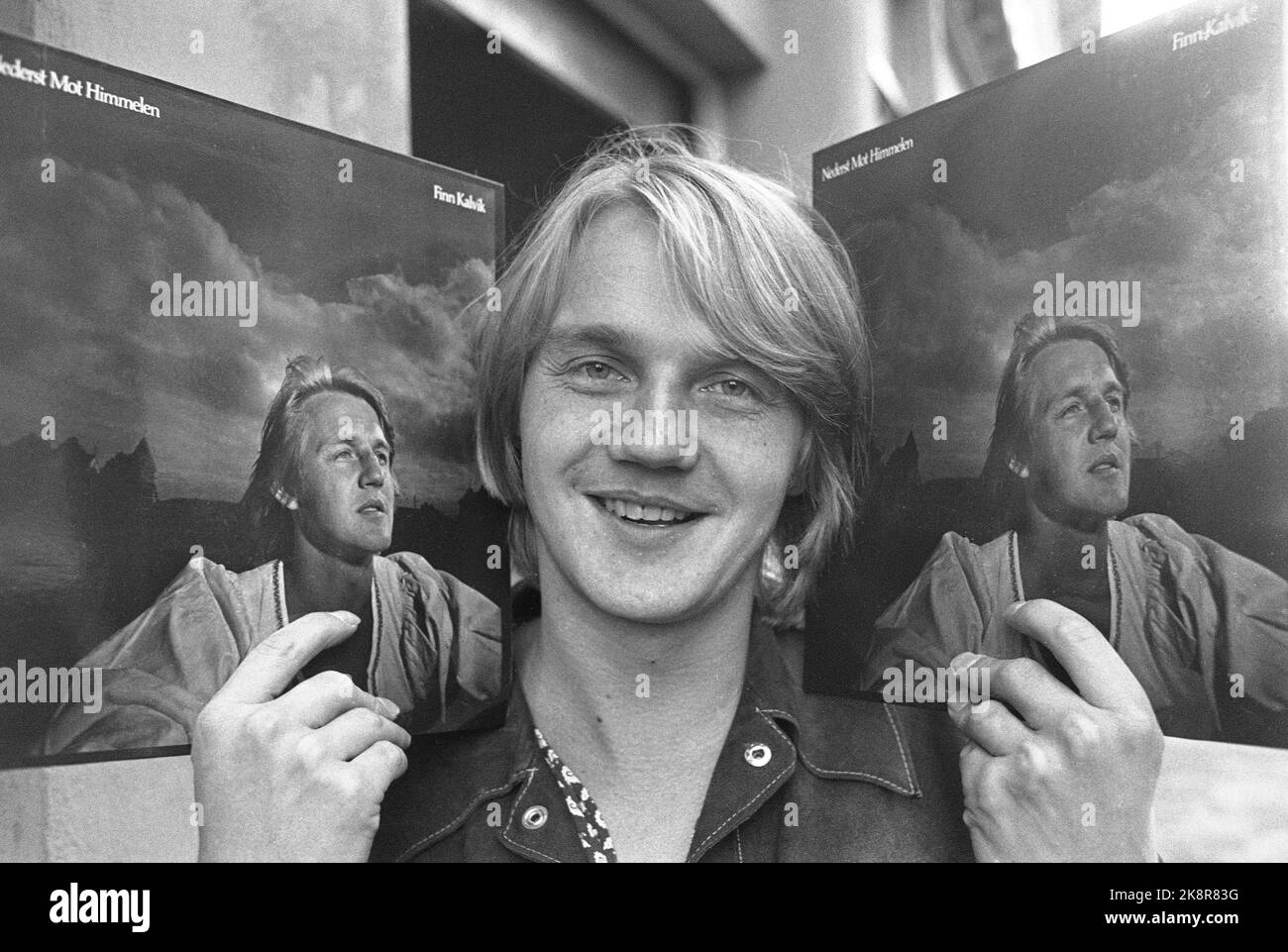 Oslo 29 september 1977 singer singer finn kalvik photo hi-res stock ...