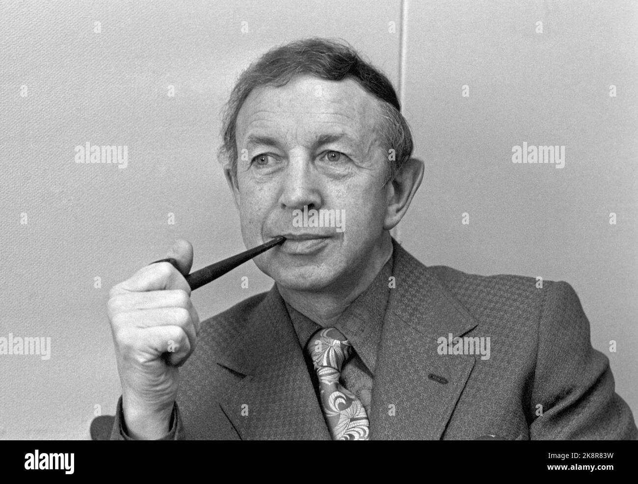 Oslo 19711124: Leif Hamre, Colonel Lieutenant in the Armed Forces ...