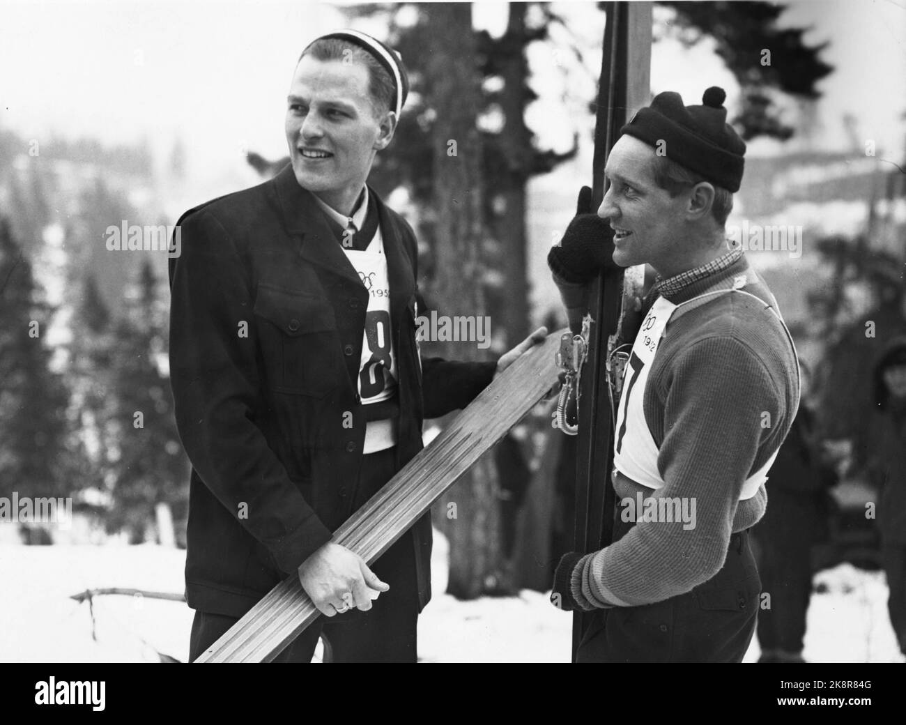 Olympics in oslo 1952 jump in normal slope hi-res stock photography and ... Olympics in oslo 1952 jump in normal slope hi-res stock photography and ...