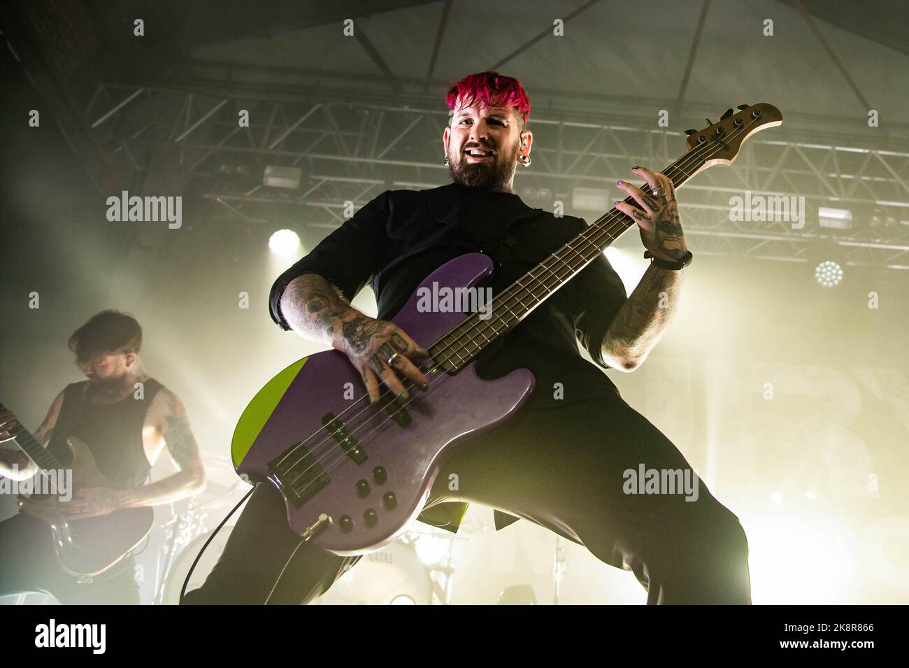 Photographs of Bury Tomorrow performing at the SWG3 in Glasgow on the ...