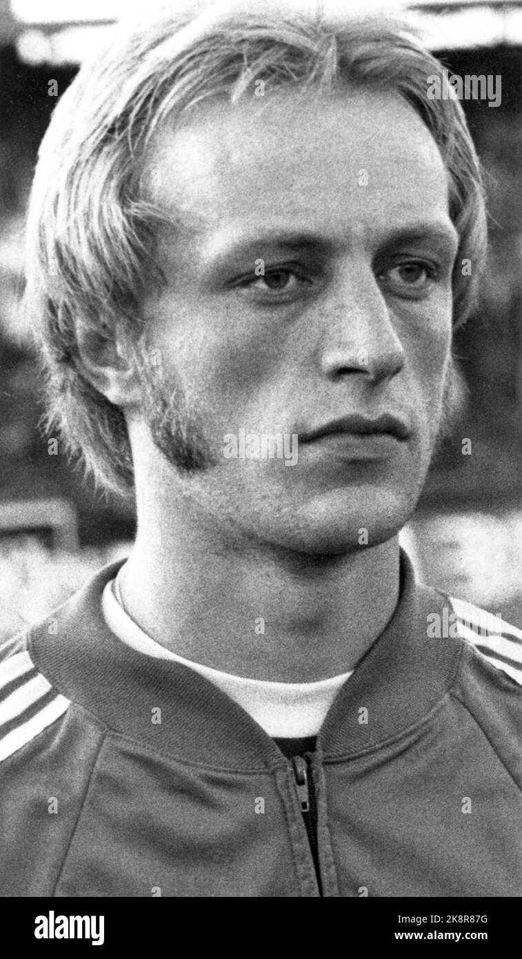 Oslo 1978: Pål Jacobsen, footballer HamKam. Undated, approx. 1978 ...