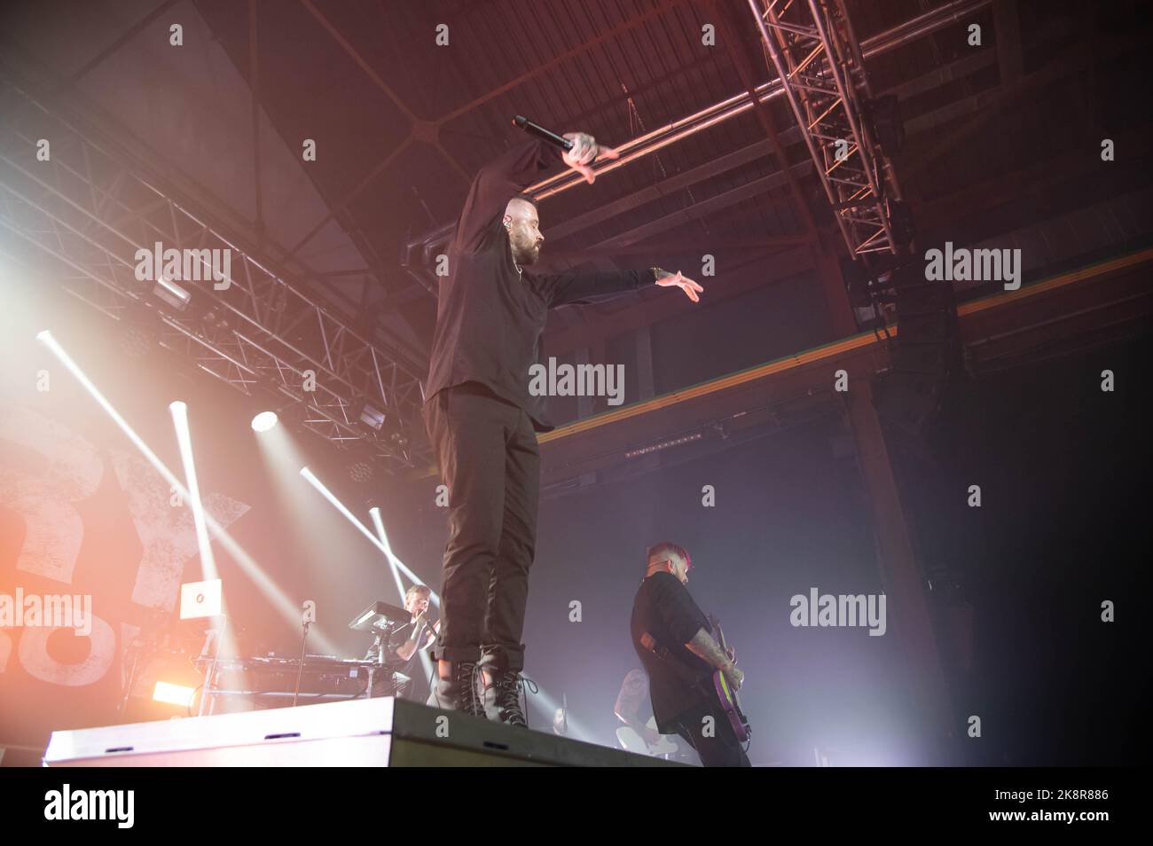 Photographs of Bury Tomorrow performing at the SWG3 in Glasgow on the ...